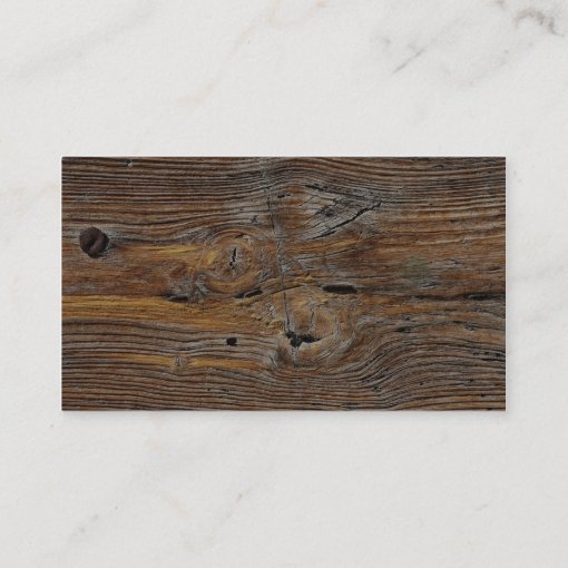 Wood grain, sheet of weathered timber business card | Zazzle