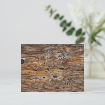 Wood grain, sheet of weathered timber postcard | Zazzle
