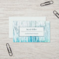 Wood Grain Teal White Rustic Texture Business Card | Zazzle