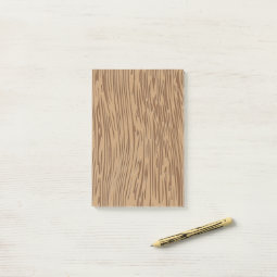 Wood grain texture post-it notes | Zazzle