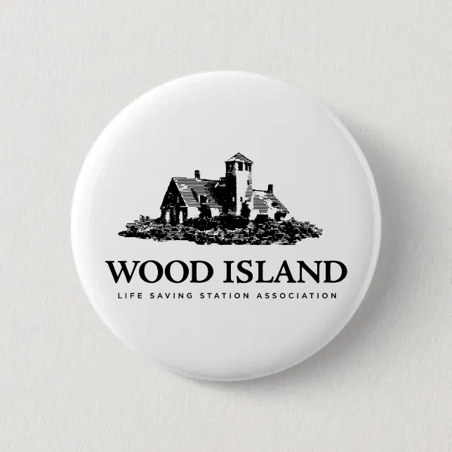 Wood Island Life Saving Station Assoc Pinback Button | Zazzle