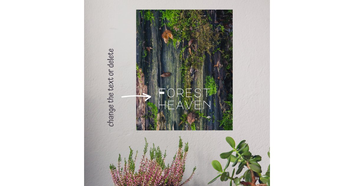 Wood life poster | Zazzle