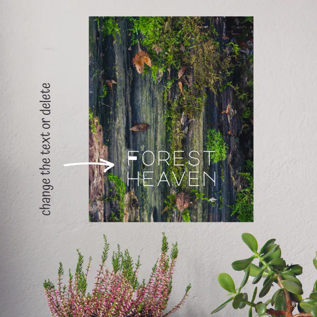 Wood life poster | Zazzle