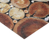 Wood Log Stack Tissue Paper | Zazzle