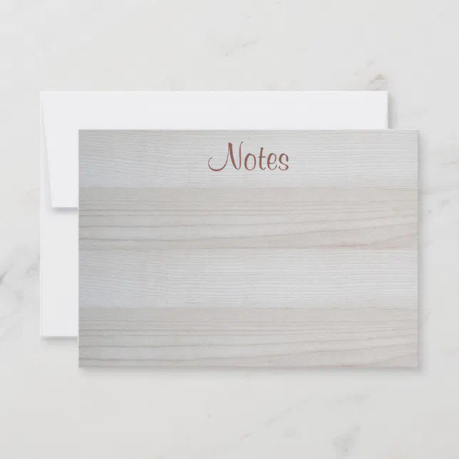 Wood Look Calligraphed Script Elegant Template | Zazzle