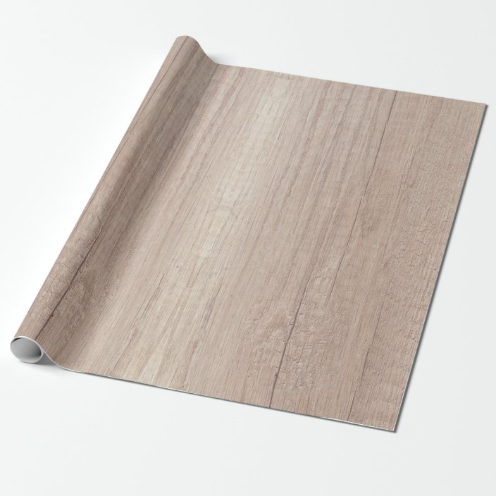 Wood Look Classic Rustic Nostalgic Elegant Matte Wrapping Paper ...