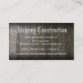 Wood Plank Construction Business Card | Zazzle