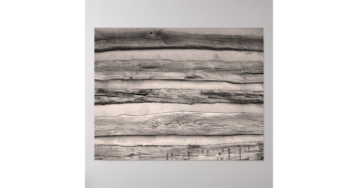 Wood Planks Poster | Zazzle