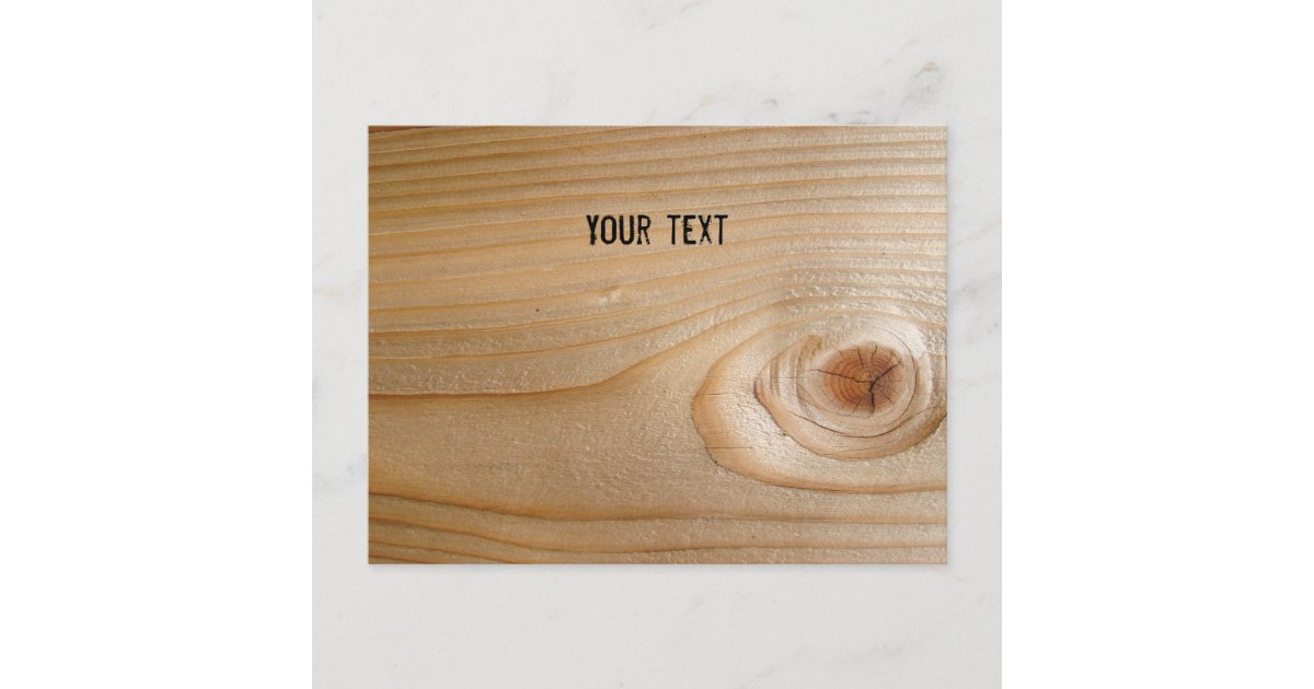 Wood Postcard | Zazzle