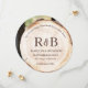 Wood Rustic Wedding Monogram Names Custom Photo Save The Date | Zazzle