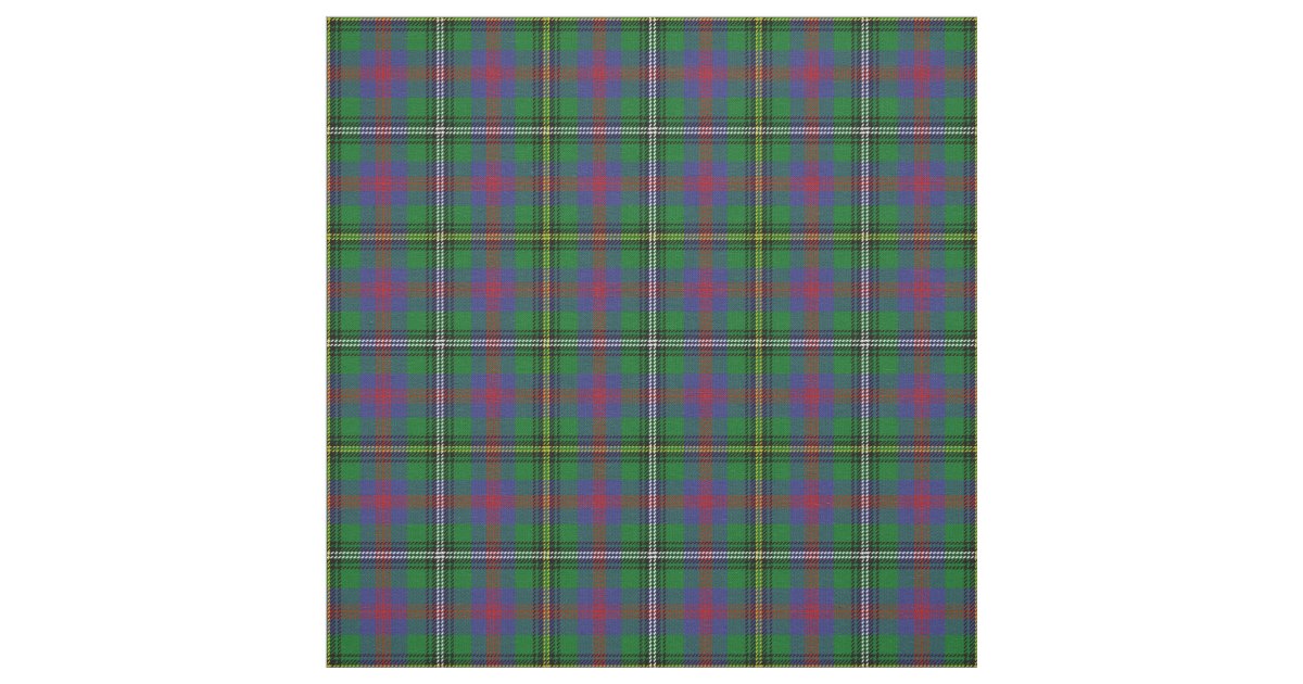 Wood Tartan Print Fabric | Zazzle