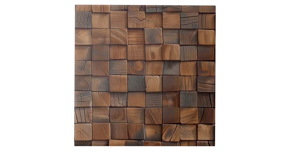 Wood Texture Ceramic Tile | Zazzle