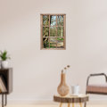 Wood View from a Window Poster | Zazzle