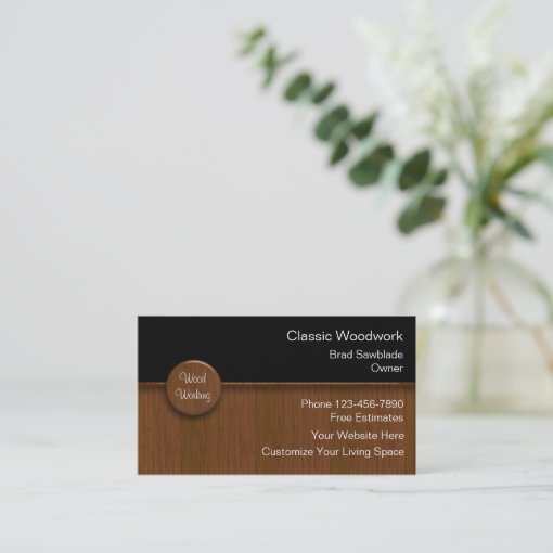 Wood Working Business Cards | Zazzle
