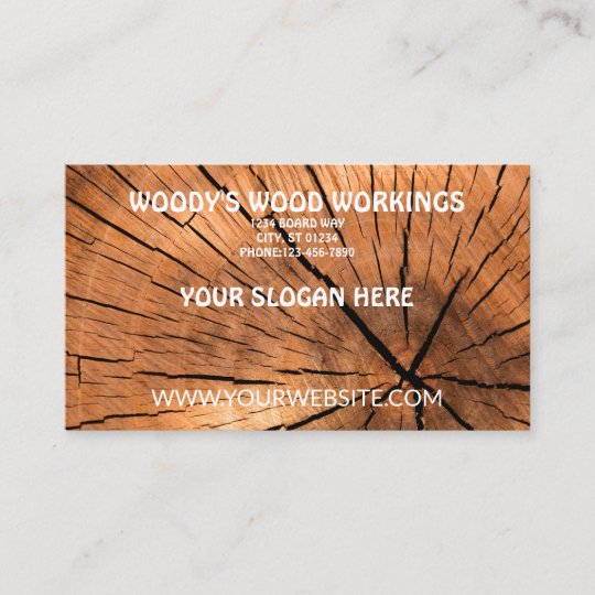 Wood Workings Business Card | Zazzle.com