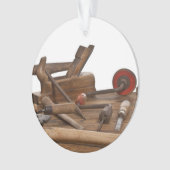 Wooden Carpenter Tools Ornament | Zazzle