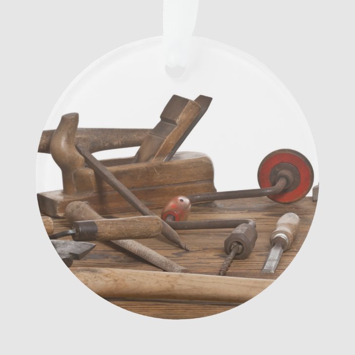 Wooden Carpenter Tools Ornament | Zazzle.com
