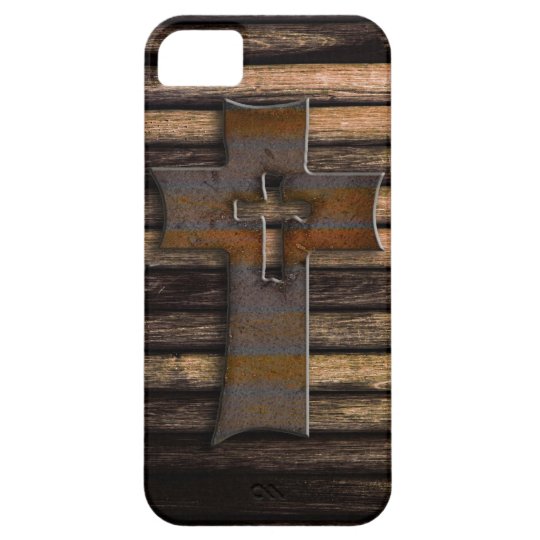 Wooden Cross Case-Mate iPhone Case | Zazzle.com