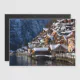 Wooden lakeside houses in Hallstatt, Austria Magnetic Invitation | Zazzle