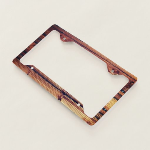 Wooden License Plate Frame | Zazzle