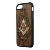 Wooden Masonic Phone Case | Freemason Gift Ideas | Zazzle