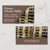 Wooden Pallet Business Card | Zazzle
