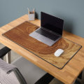 Wooden Rustic Teak Wood Texture Wood Grain Photo Desk Mat | Zazzle