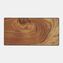 Wooden Rustic Teak Wood Texture Wood Grain Photo Desk Mat | Zazzle