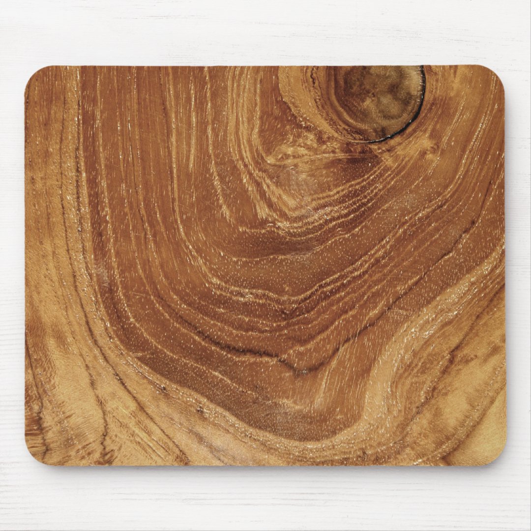 Wooden Rustic Teak Wood Texture Wood Grain Photo Mouse Pad | Zazzle