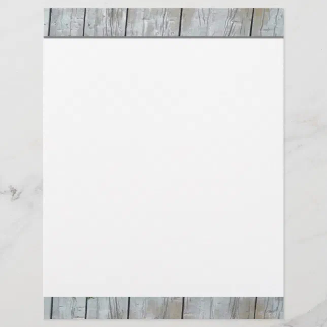 Wooden Siding Flyer | Zazzle