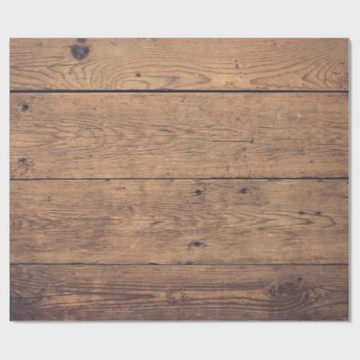 Wooden texture wrapping paper | Zazzle