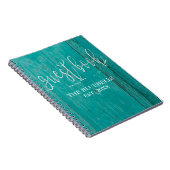 Wooden Timber Rustic Beach House Personalized Notebook | Zazzle