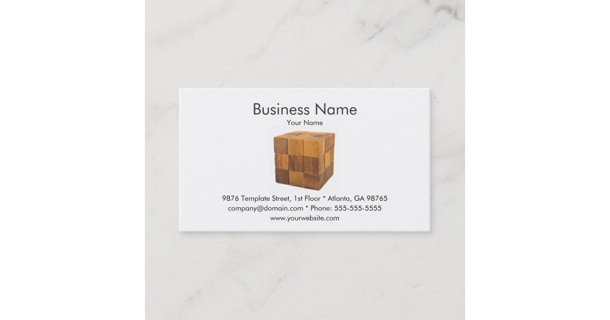 Wooden Toy Business Card Template | Zazzle