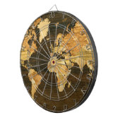 Wooden World Map Dartboard With Darts | Zazzle