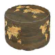 Wooden World Map Pouf | Zazzle