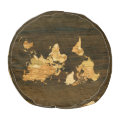 Wooden World Map Pouf | Zazzle