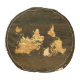 Wooden World Map Pouf | Zazzle