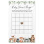 Woodland Animals Baby Shower Bingo Game | Zazzle