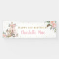 Woodland Animals Boho Tribal Welcome Backdrop Ban Banner | Zazzle