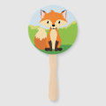 Woodland Animals Fox Hand Fan | Zazzle