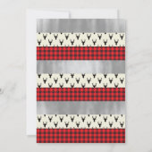 Woodland Baby Shower Invitation, Buffalo Plaid Invitation | Zazzle
