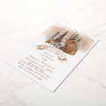 Woodland Bear |Animals Bearly Wait Boy Baby Shower Foil Invitation | Zazzle