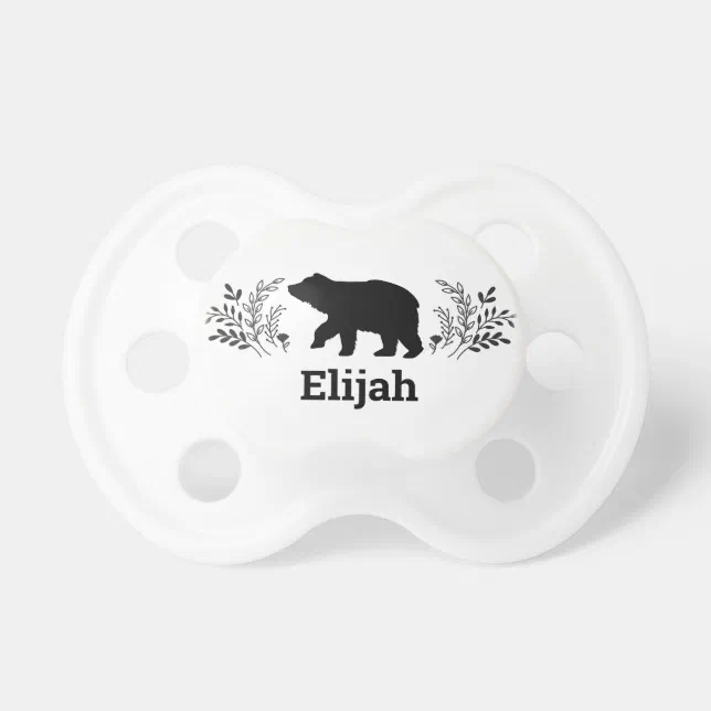 Woodland Bear Pacifier | Zazzle