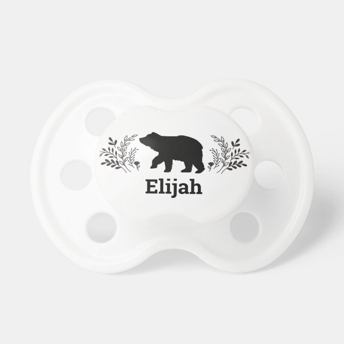 Woodland Bear Pacifier | Zazzle.com