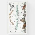 Woodland Book Theme Birthday Party Welcome Banner | Zazzle