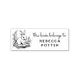 Woodland Bunny Rabbit Book Belong to Ex Libris Rubber Stamp | Zazzle