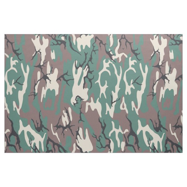 Woodland Camo Fabric | Zazzle