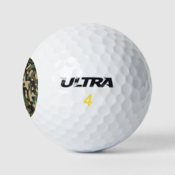 Woodland Camo Golf Balls | Zazzle