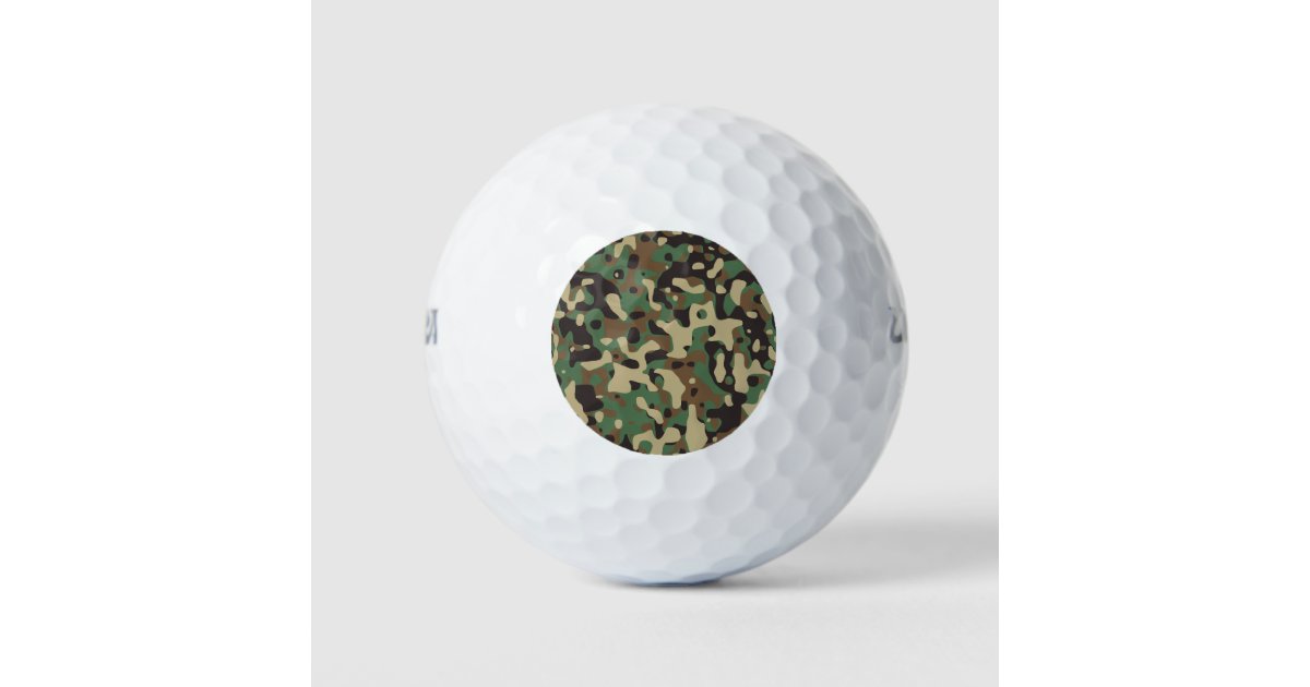 Woodland Camo Golf Balls | Zazzle