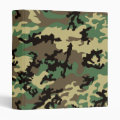 Woodland Camo School Binder | Zazzle